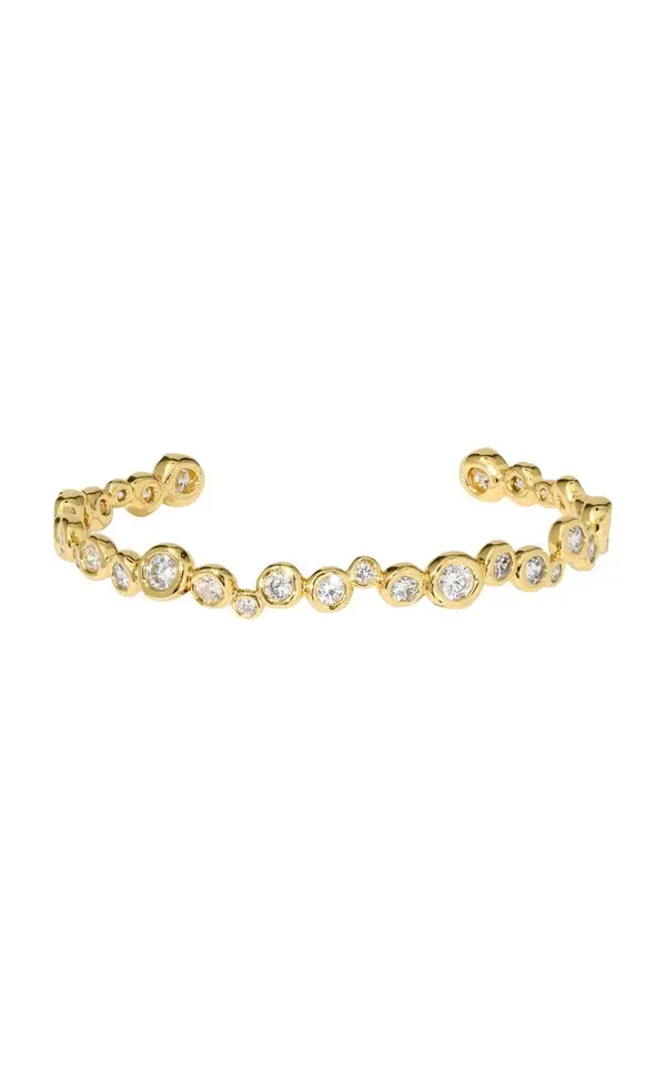 Alexis Bittar Asterales 14k -plated Skinny Cuff