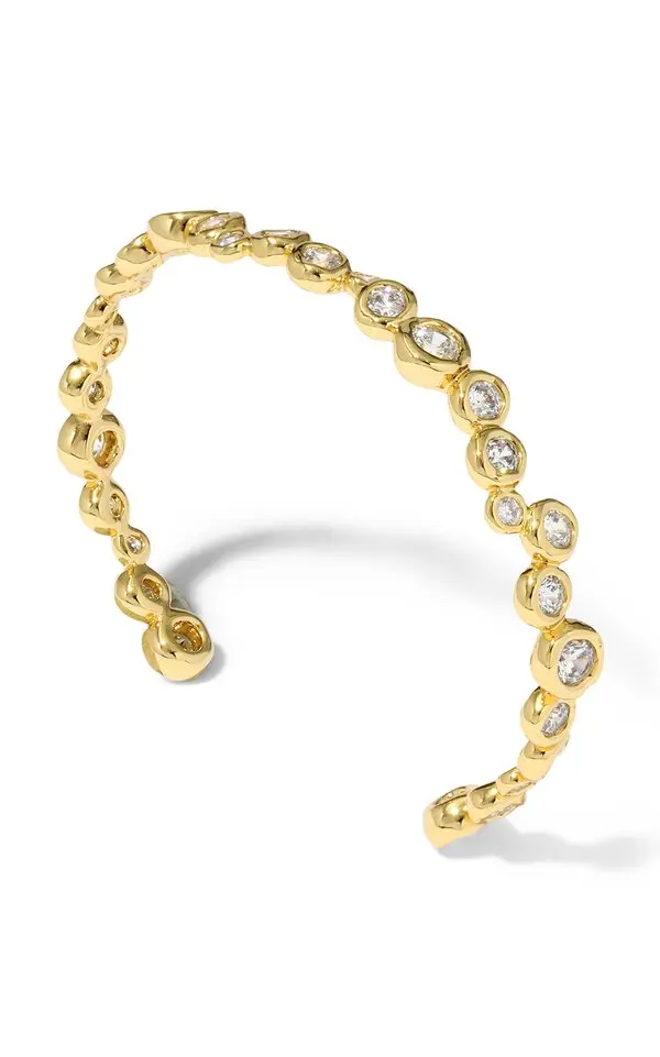 Alexis Bittar Asterales 14k -plated Skinny Cuff