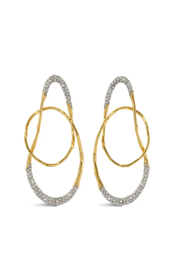 Alexis Bittar Solanales 14k -plated Crystal Earrings