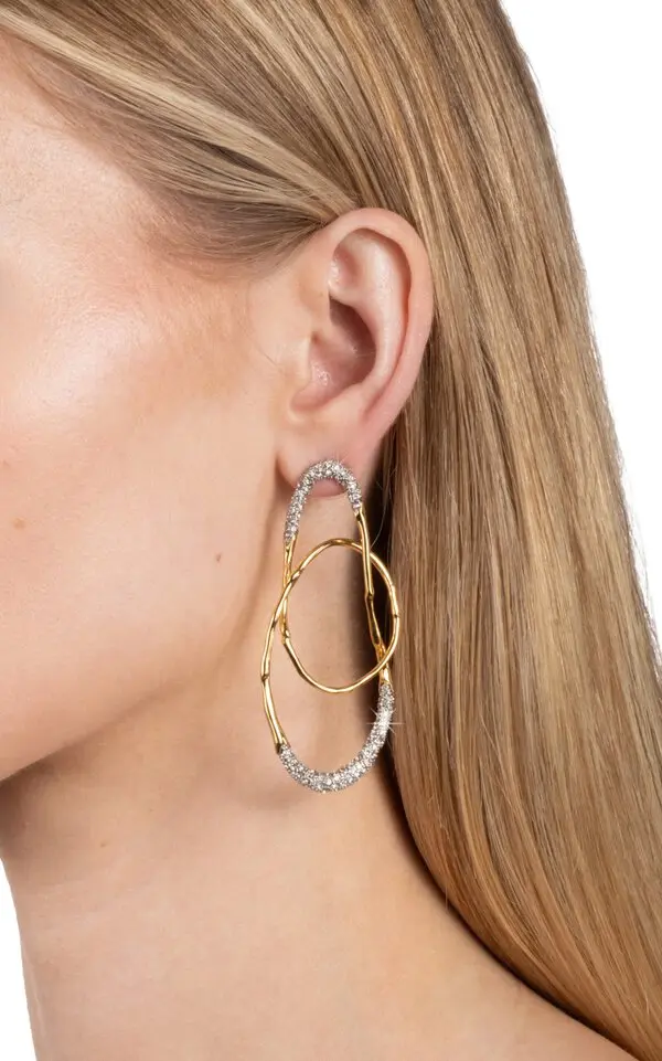 Alexis Bittar Solanales 14k -plated Crystal Earrings