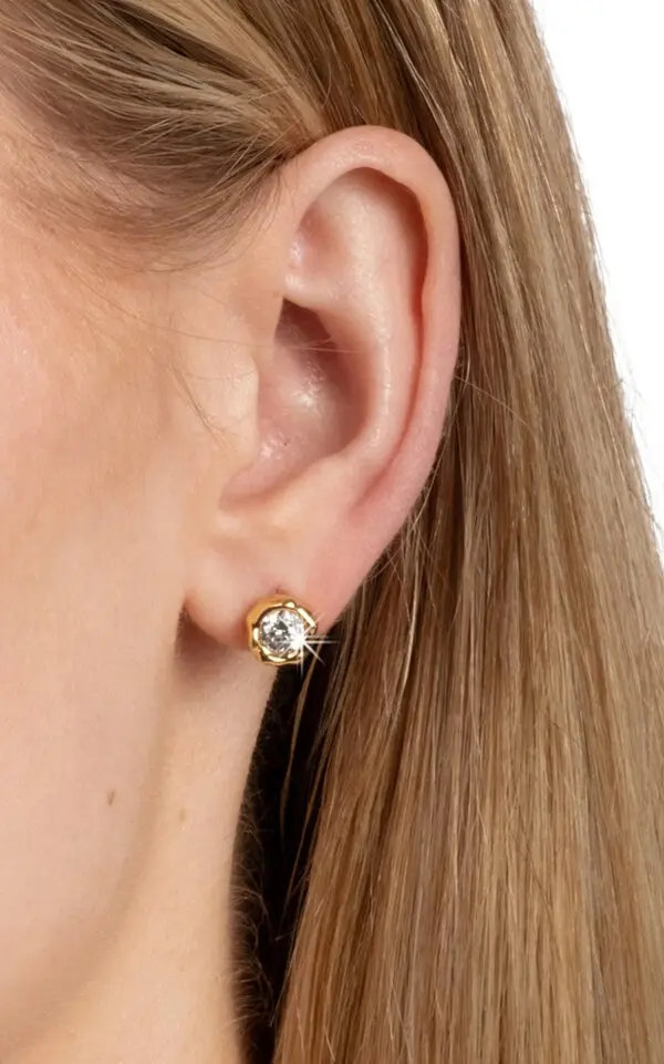 Alexis Bittar Asterales 14k -plated Molten Stud Earrings