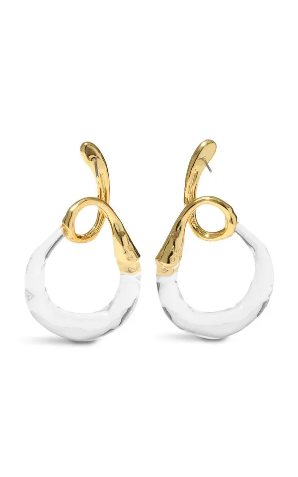 Alexis Bittar 14k Gold-plated Lucite Earrings