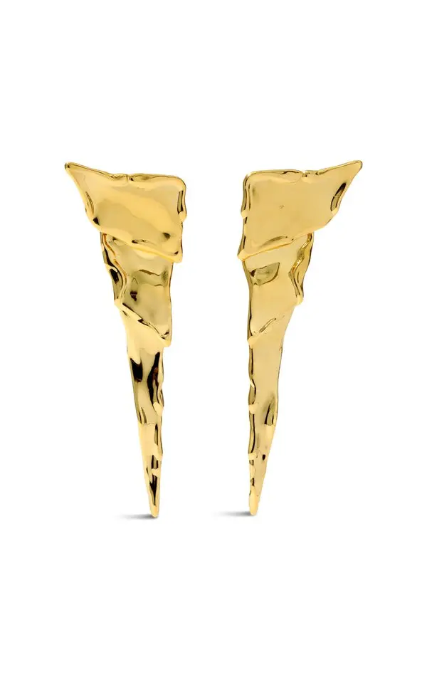 Alexis Bittar Molten Cascade 14k -plated Earring - Gold