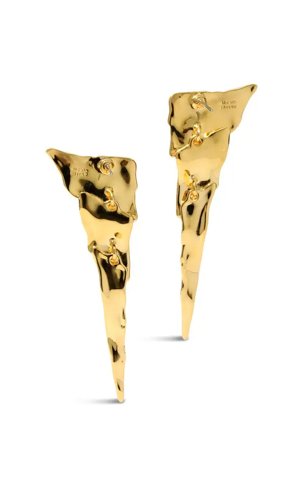 Alexis Bittar Molten Cascade 14k -plated Earring