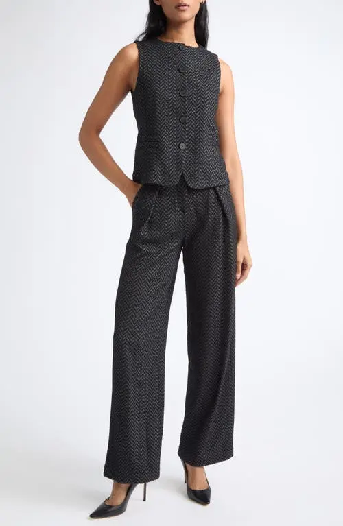 Emporio Armani Chevron Jersey Vest