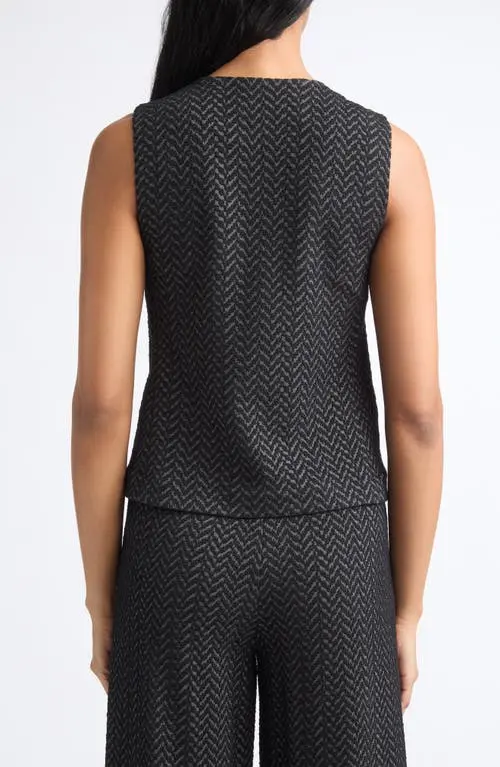 Emporio Armani Chevron Jersey Vest