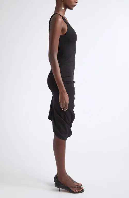 Jacquemus Regata Scoop Neck Midi Dress - Black