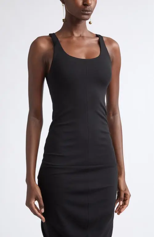 Jacquemus Regata Scoop Neck Midi Dress - Black