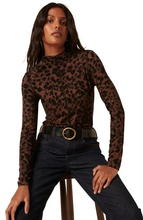 NOBODY'S CHILD Mock Neck Top