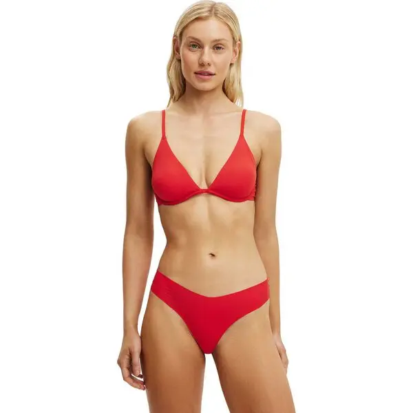 Cotton:on Body Bestee Plunge Bra - Cheeky Cherry