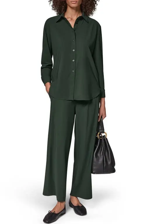 Donna Karan New York Stretch Long Sleeve Button Front Shirt