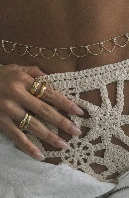 CHILD OF WILD Bad Romance Cubic Zirconia Belly Chain