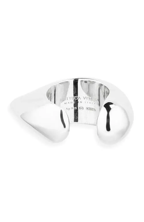 Bottega Veneta Sterling Silver Ear Cuff