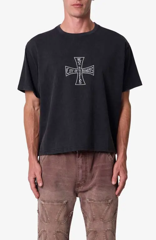 Mnml Washed La Cotton Graphic T-shirt