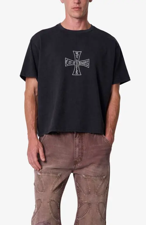 Mnml Washed La Cotton Graphic T-shirt