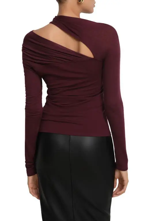 MARCELLA Zola Cutout Stretch Top