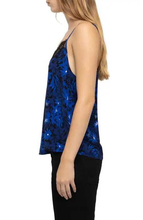 Zadig&Voltaire Cespa Floral Print Lace Trim Camisole