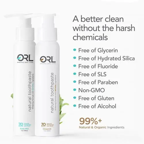 ORL Yours & Mine Toothpaste Combofresh Mint & Cinnamint