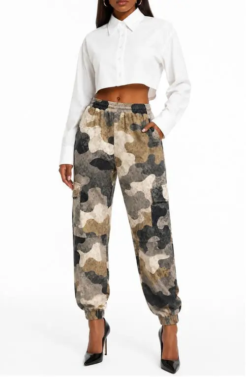 DAI MODA Camo Cargo Joggers