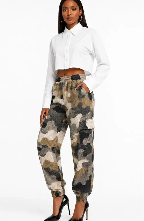 DAI MODA Camo Cargo Joggers