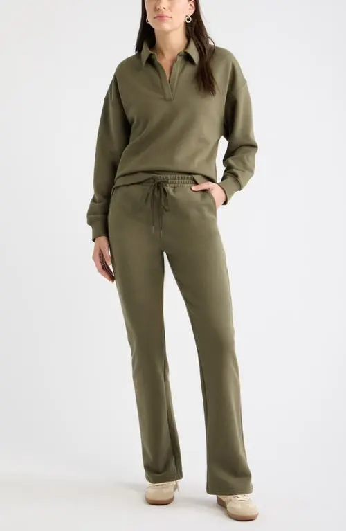Caslon Johnny Collar Sweatshirt