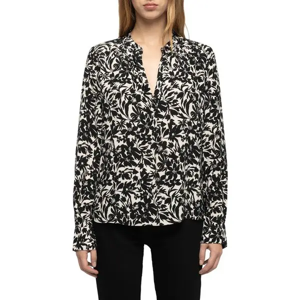 Zadig&Voltaire Tink Floral Print Top