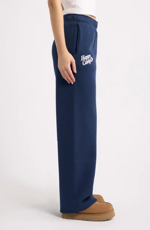 HAPPY CAMP3R Logo Wide Leg Sweatpants