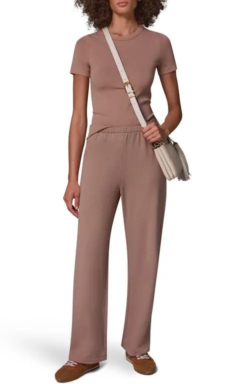 Donna Karan New York French Terry Straight Leg Pants