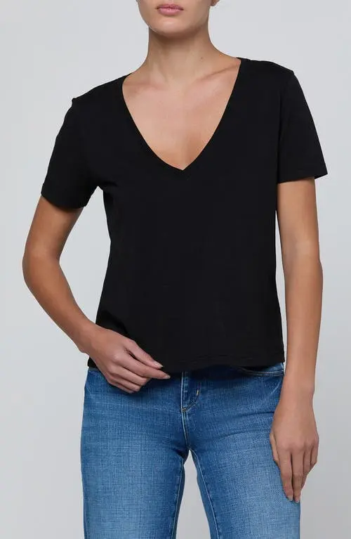 L'Agence Brianna Relaxed T-shirt - Black