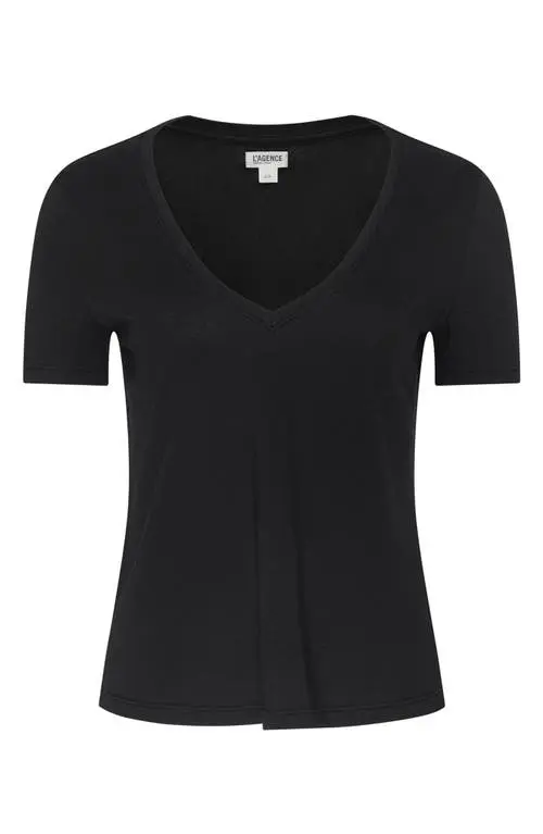 L'Agence Brianna Relaxed T-shirt - Black