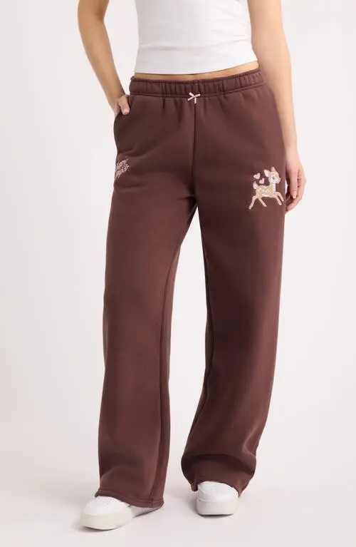 HAPPY CAMP3R Fawn Love Sweatpants - Espresso