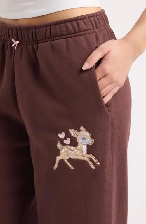 HAPPY CAMP3R Fawn Love Sweatpants - Espresso