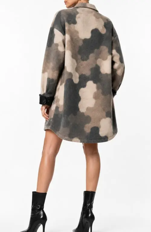 DAI MODA Camo Coat Dress