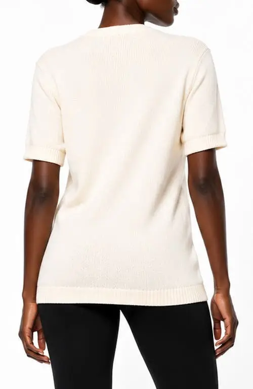 DAI MODA God Is Good Cashmere & Cotton Sweater