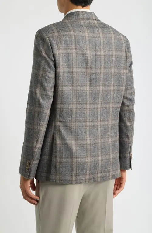 JACK VICTOR Midland Plaid Wool Sport Coat