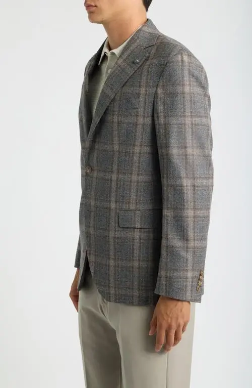 JACK VICTOR Midland Plaid Wool Sport Coat