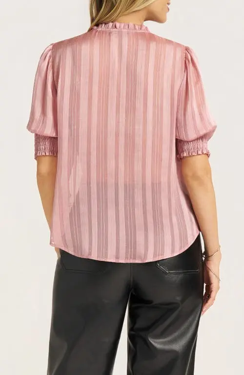 Matty M. Indie Shirred Top