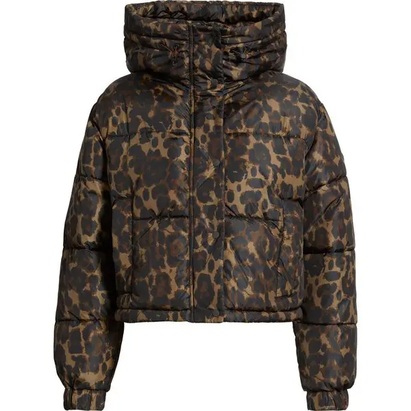 SAVE THE DUCK Rhiannon Water Resistant Funnel Neck Puffer Coat
