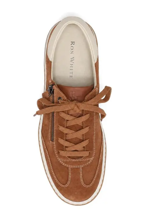 Ron White Ilya Weatherproof Suede Sneaker - Camel