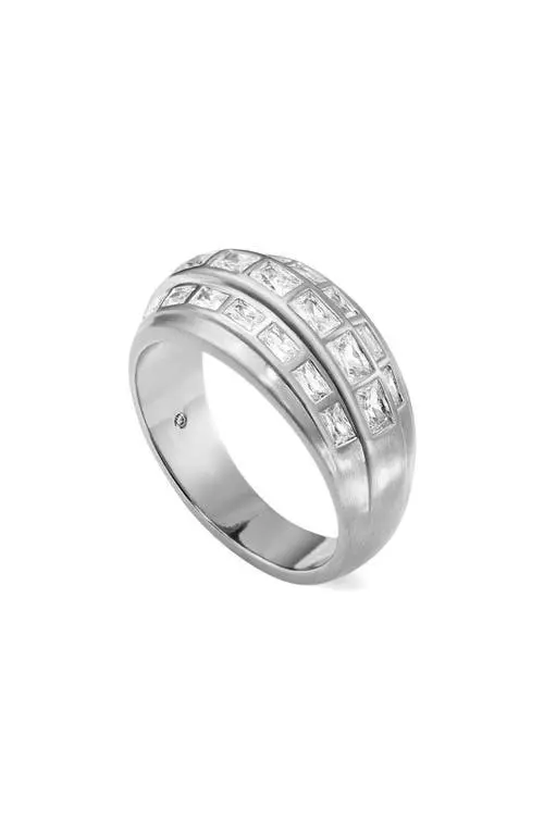 DEAN DAVIDSON Gia Cubic Zirconia Ring - White Cz/silver