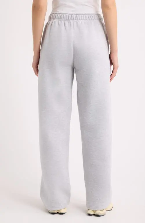 HAPPY CAMP3R Puff Series Wide Leg Sweatpants - Heather Gray