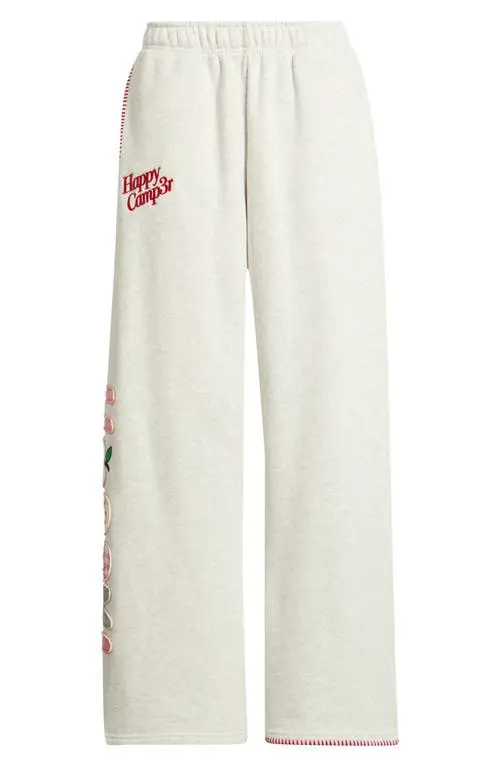 HAPPY CAMP3R Apple Of My Eye Sweatpants - Heather Gray
