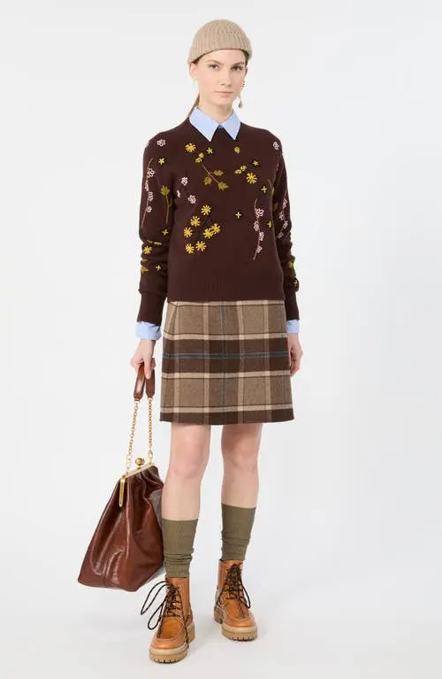 Max Mara Wool A-line Skirt