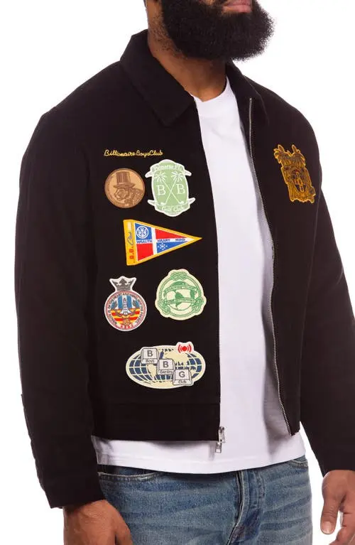 BILLIONAIRE BOYS CLUB Bb Aggie Logo Patch Cotton Corduroy Jacket