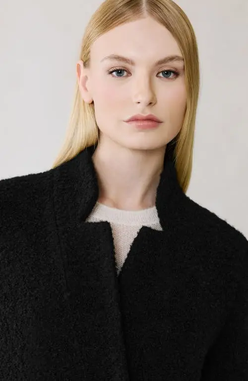 Soia & Kyo Diane Wool Blend Coat - Black