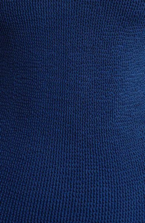 Hunza G Coverage Square Neck One-piece Swimsuit - Navy
