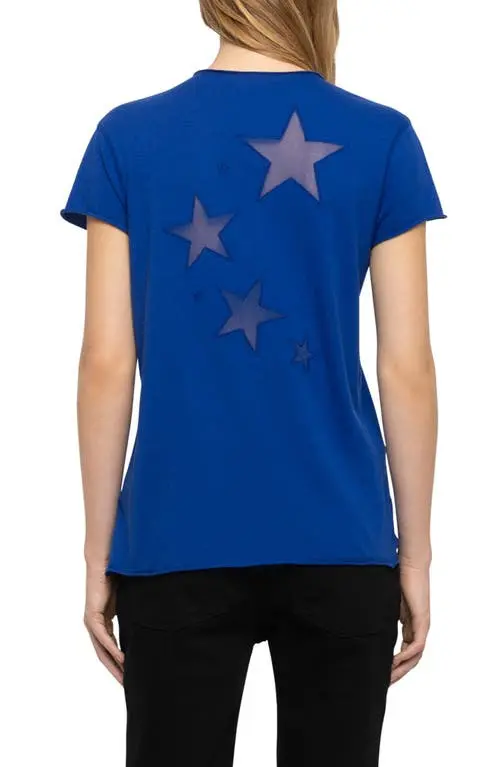 Zadig&Voltaire Story Fishnet Stars Cotton Tee