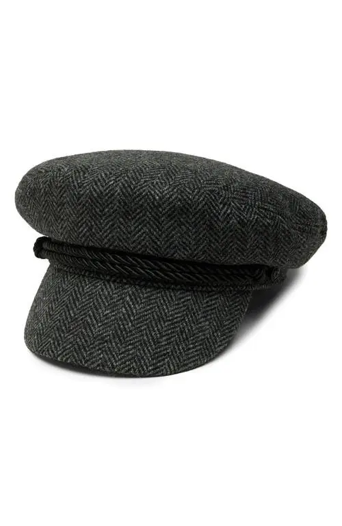 WYETH Blair Herringbone Wool Fisherman Cap
