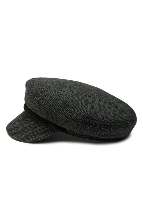 WYETH Blair Herringbone Wool Fisherman Cap