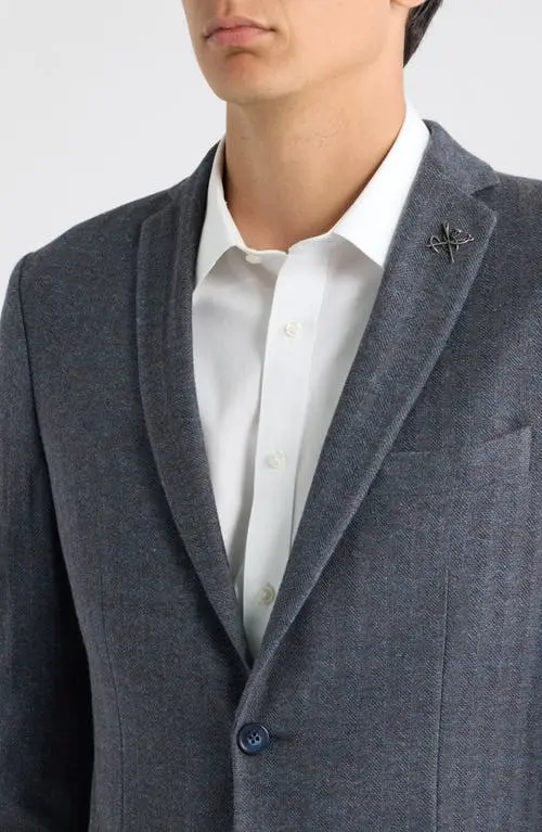 John Varvatos Varick Herringbone Sport Coat